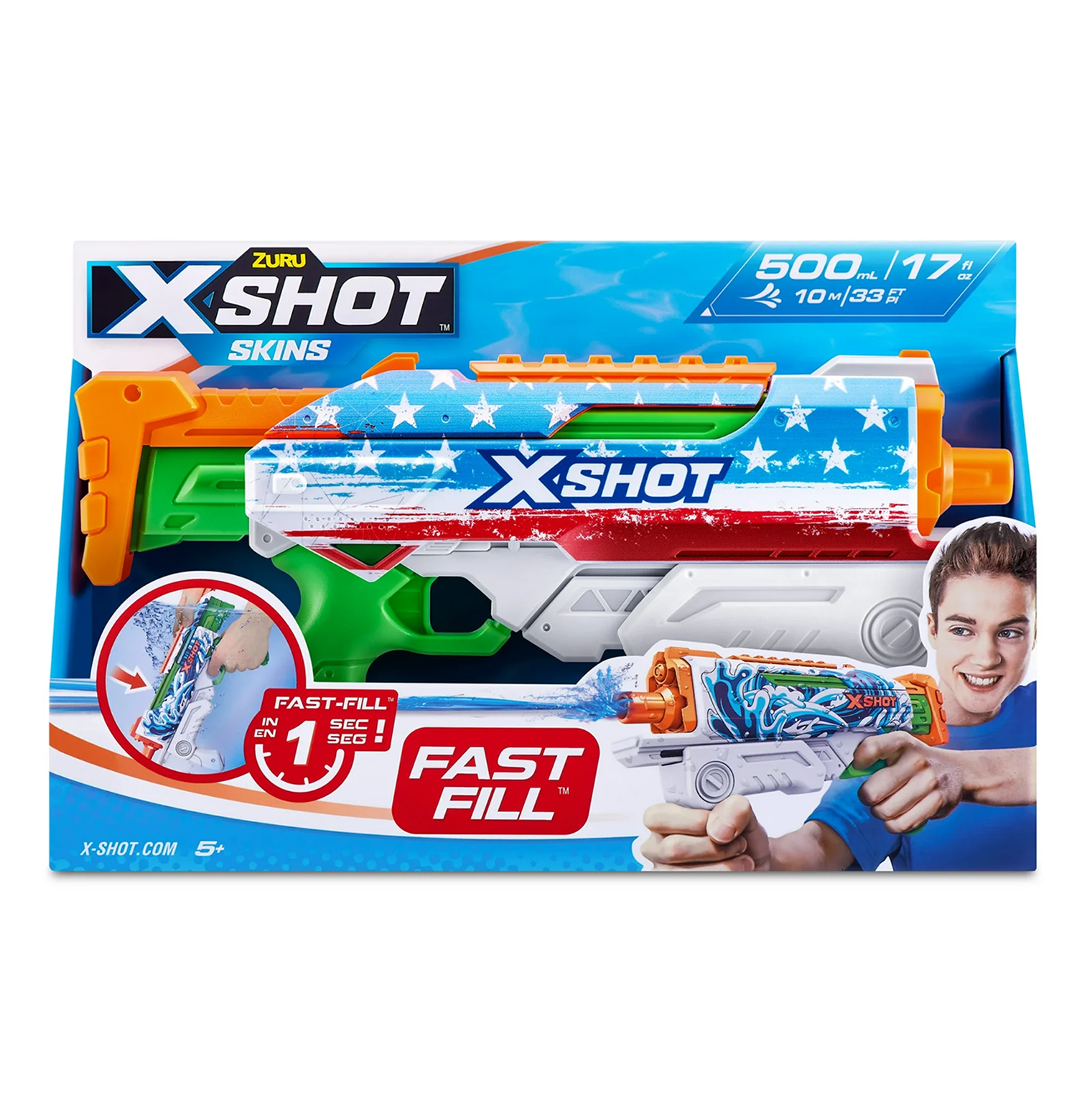 X-Shot Fast Fill Skins Hyperload Water Blaster – Toys Onestar